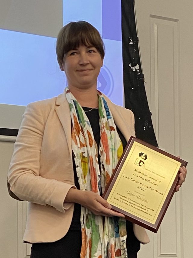 Current Award Recipients - Learning Difficulties Australia Inc.